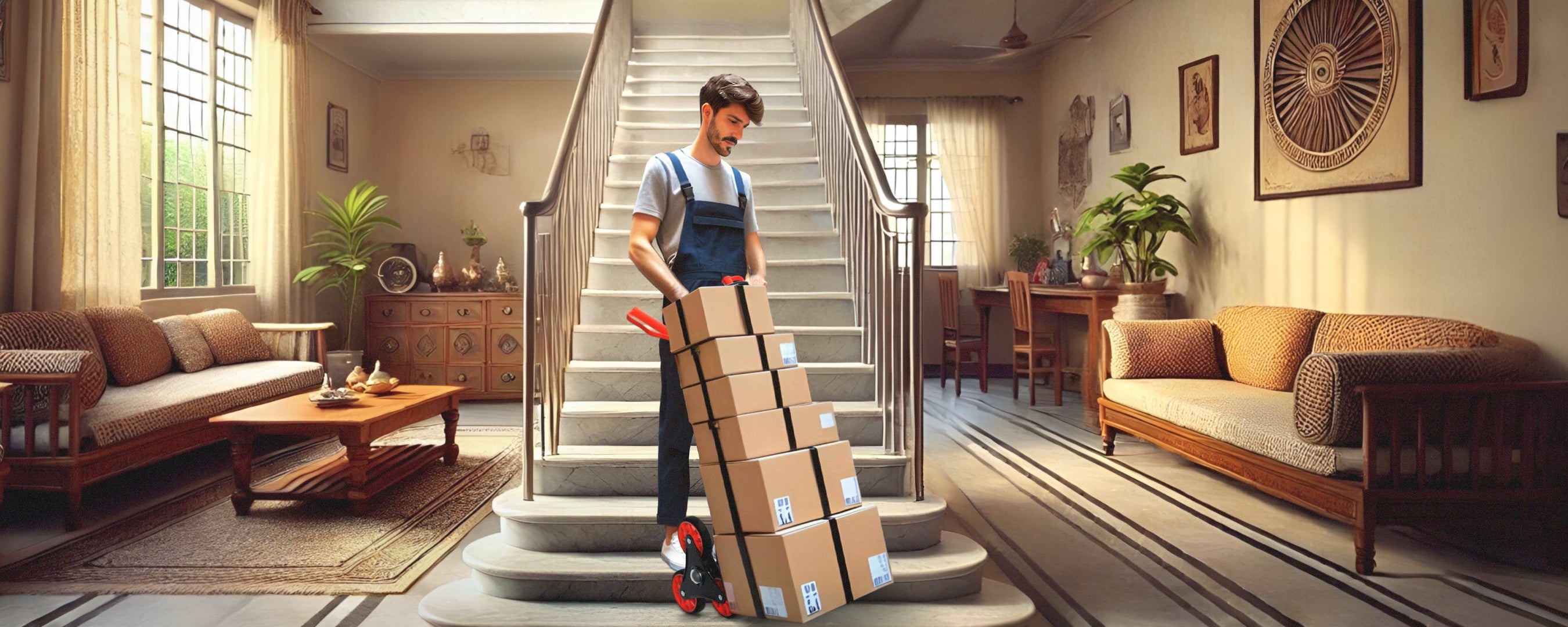 Foldable Stair Climbing Hand Truck | Shop Online — Corvids