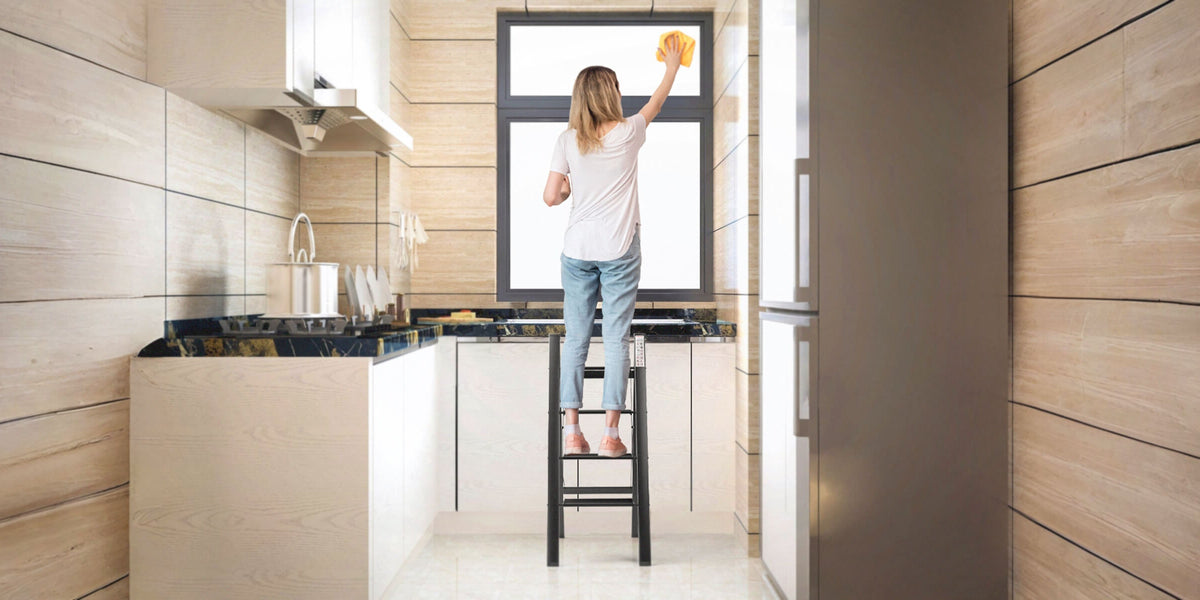 Buy Premium Aluminium Kitchen Ladder/ Step Stool Online — Corvids