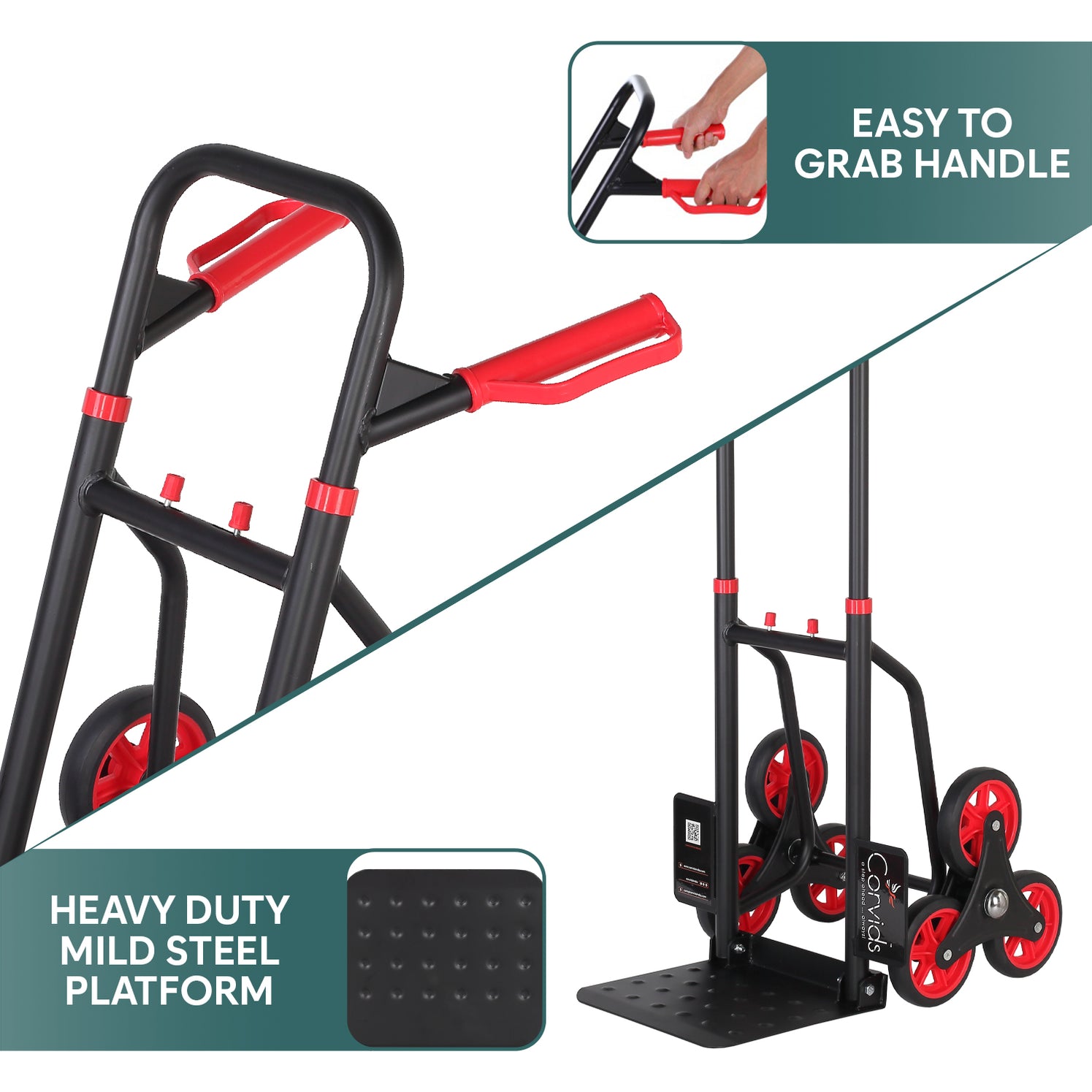 Foldable Stair Climbing Hand Truck | Shop Online — Corvids