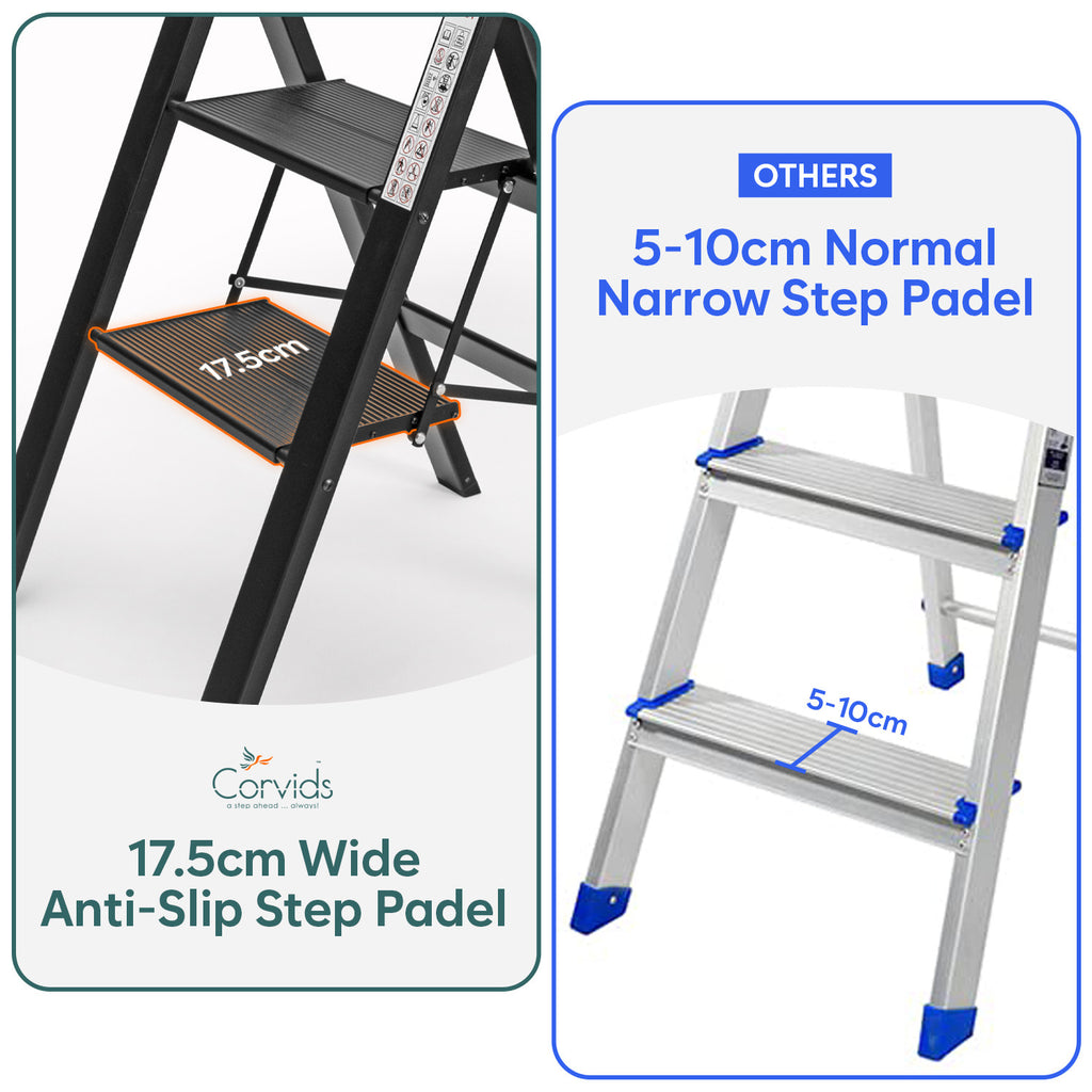 Buy Premium Aluminium Kitchen Ladder/ Step Stool Online