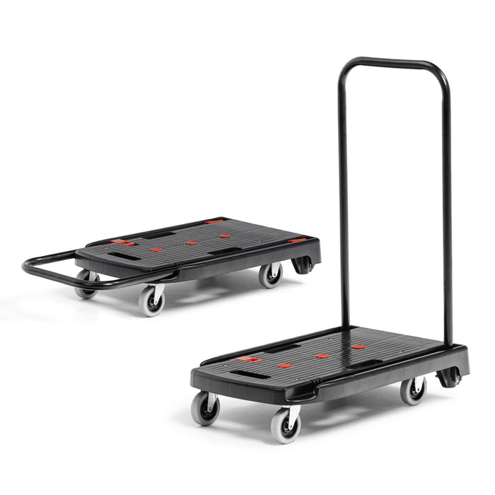 Buy 150 Kg Plastic Extendable Hand Platform Trolley Online | Corvids India
