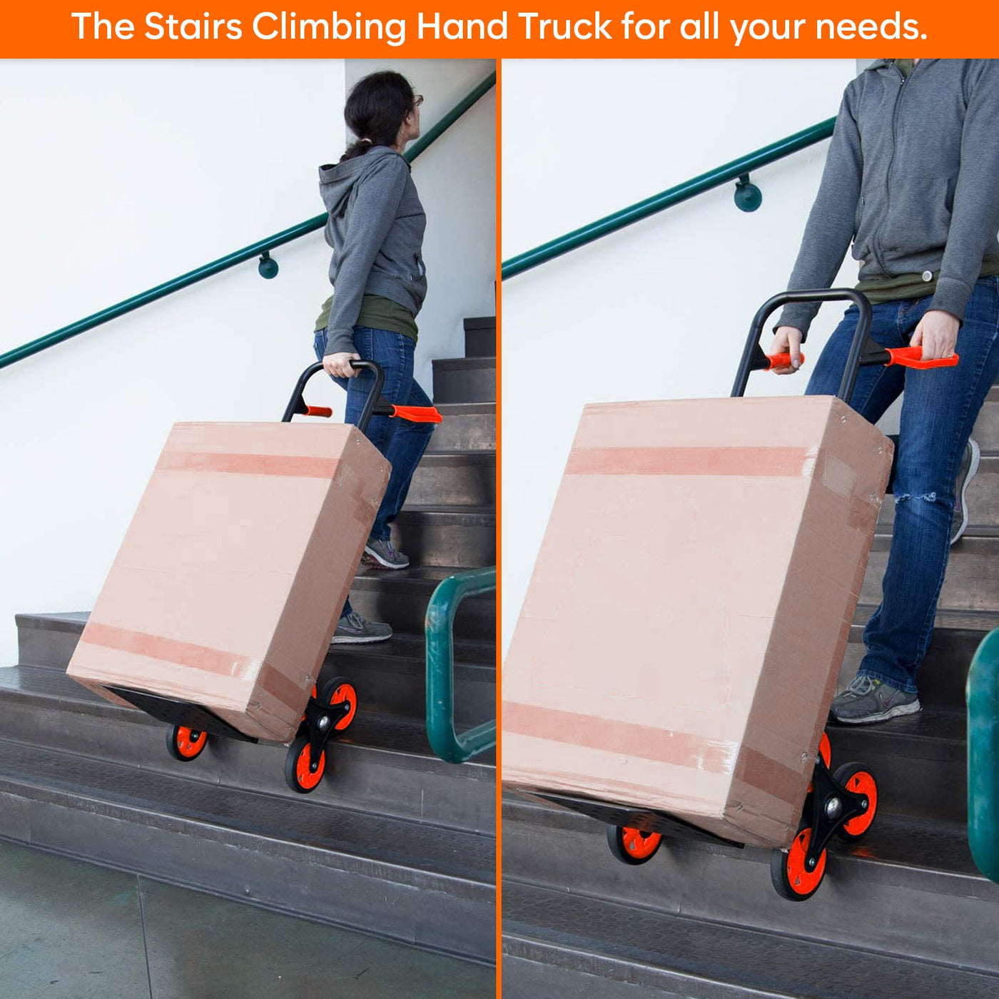 Buy 150 Kg Stairs Climbing Steel Hand Truck Online | 2-Year Warranty ...