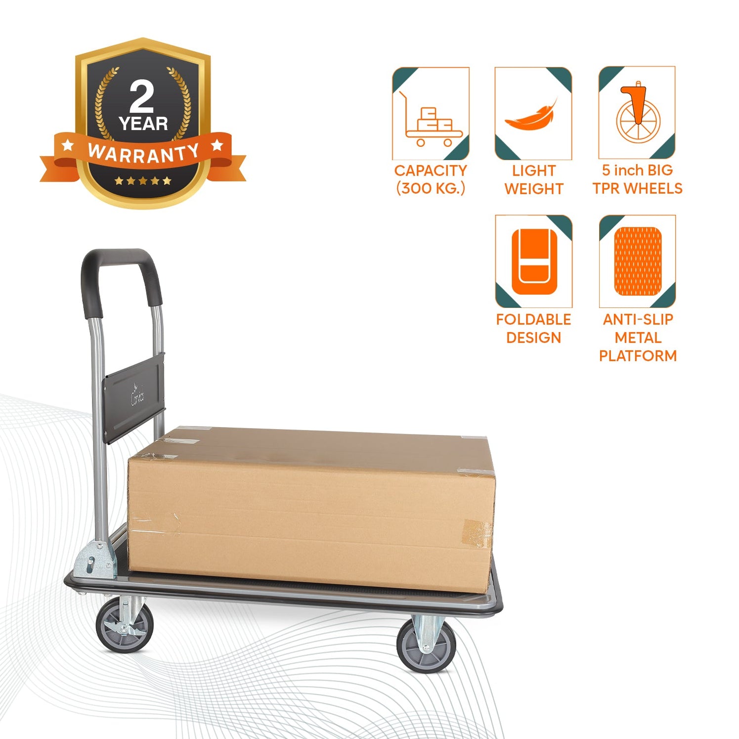 Buy Material Handling Platform Trolley Online | Corvids India